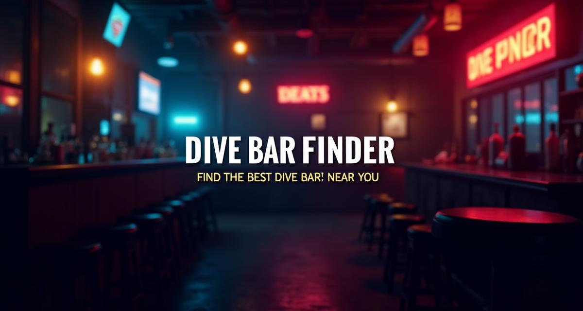 Dive Bar Finder | Find Dive Bars Near Me